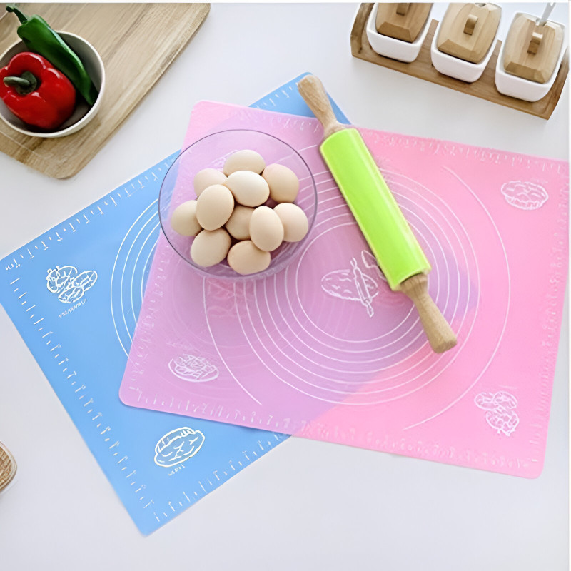 Multicolour Silicone Roti Maker Mat - Non-Stick & Heat-Resistant